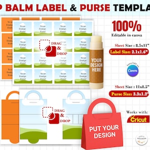 Chanel Lip Balm Purse Template - Etsy UK