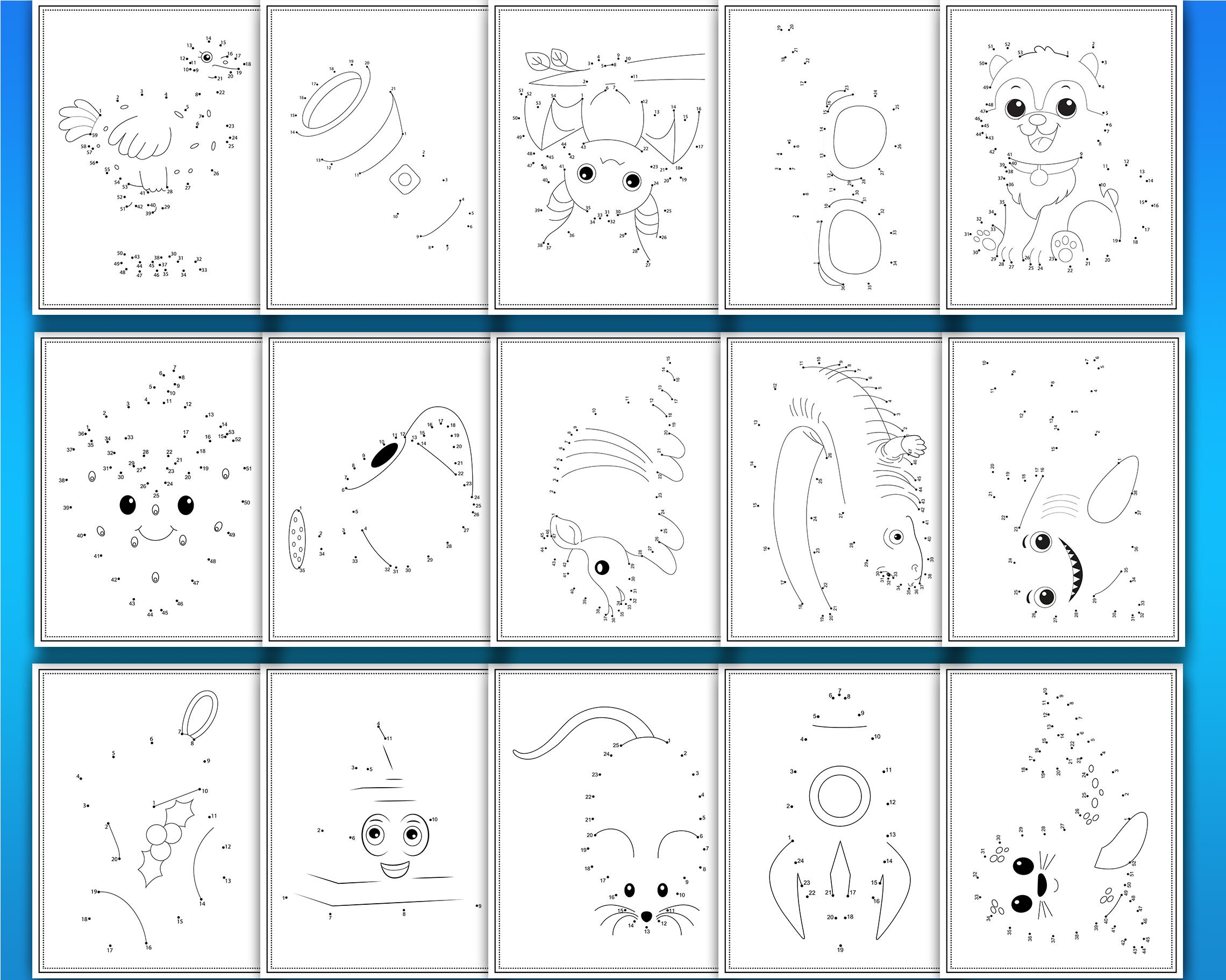 Dot to Dot Printables, Dot to Dot Games, Kids Printables, Learning ...