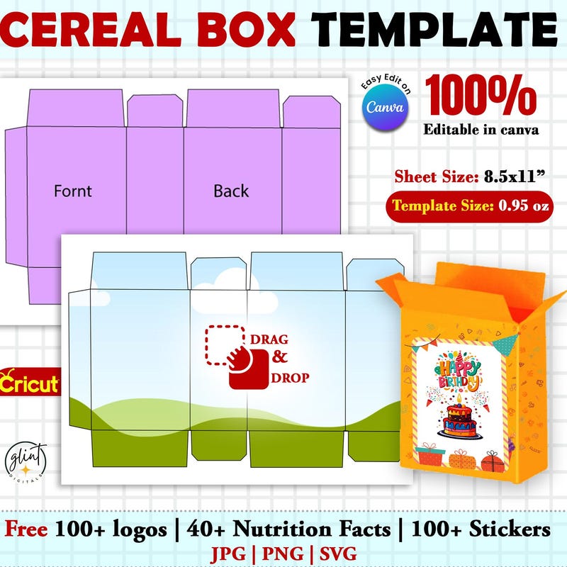 Cereal Boxes Box - Etsy