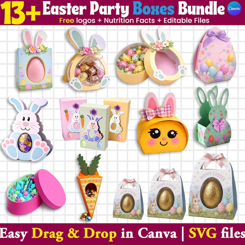 Chocolate Box Svg Bundle - Etsy