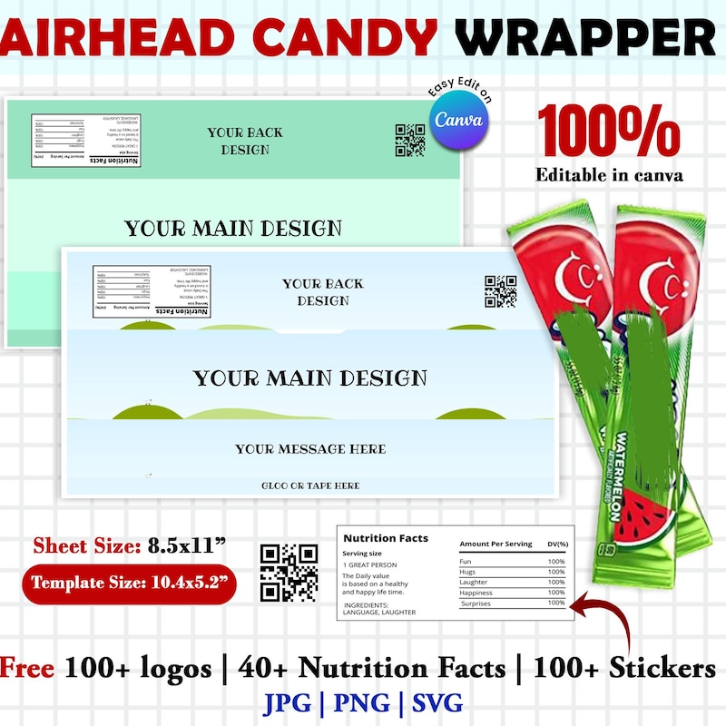 Custom Candy Wrappers - Etsy