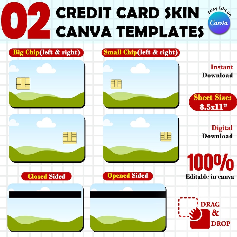 Visa Paper Card - Etsy