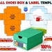 Shoe Box Template Svg, Shoe Box Svg, Sneaker Box Template, Digital ...