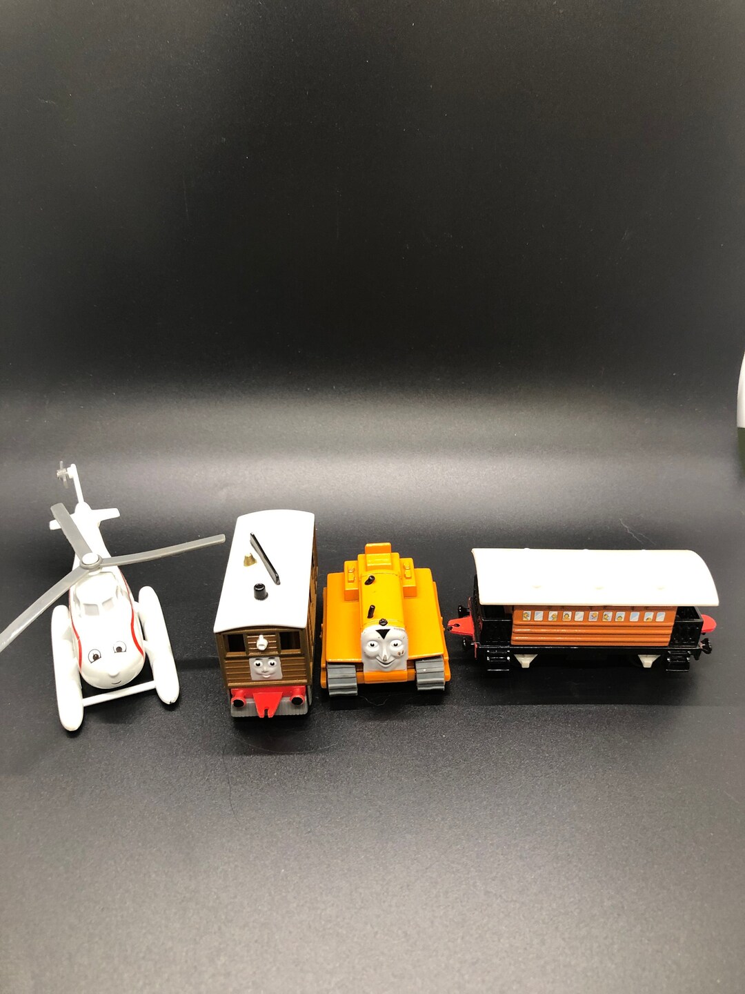 ERTL Thomas the Tank Train Figures Harold Helicopter, Henrietta ...