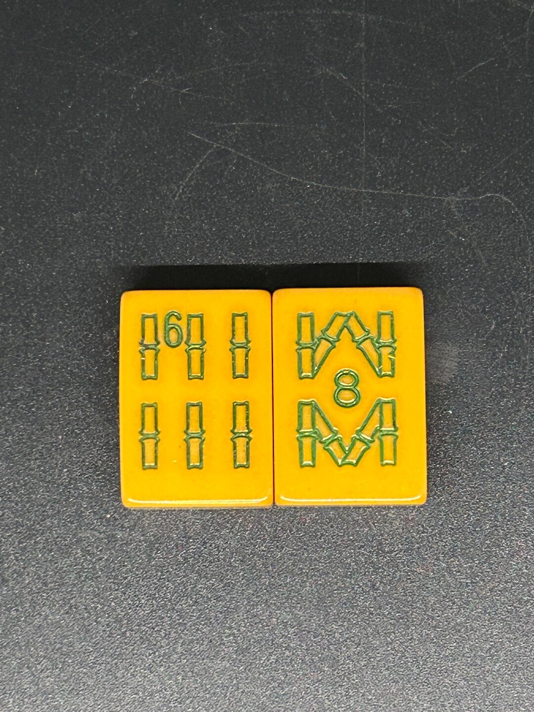 Set of Two Vintage Mahjong Individual CATALIN (BAKELITE) PLASTIC ...