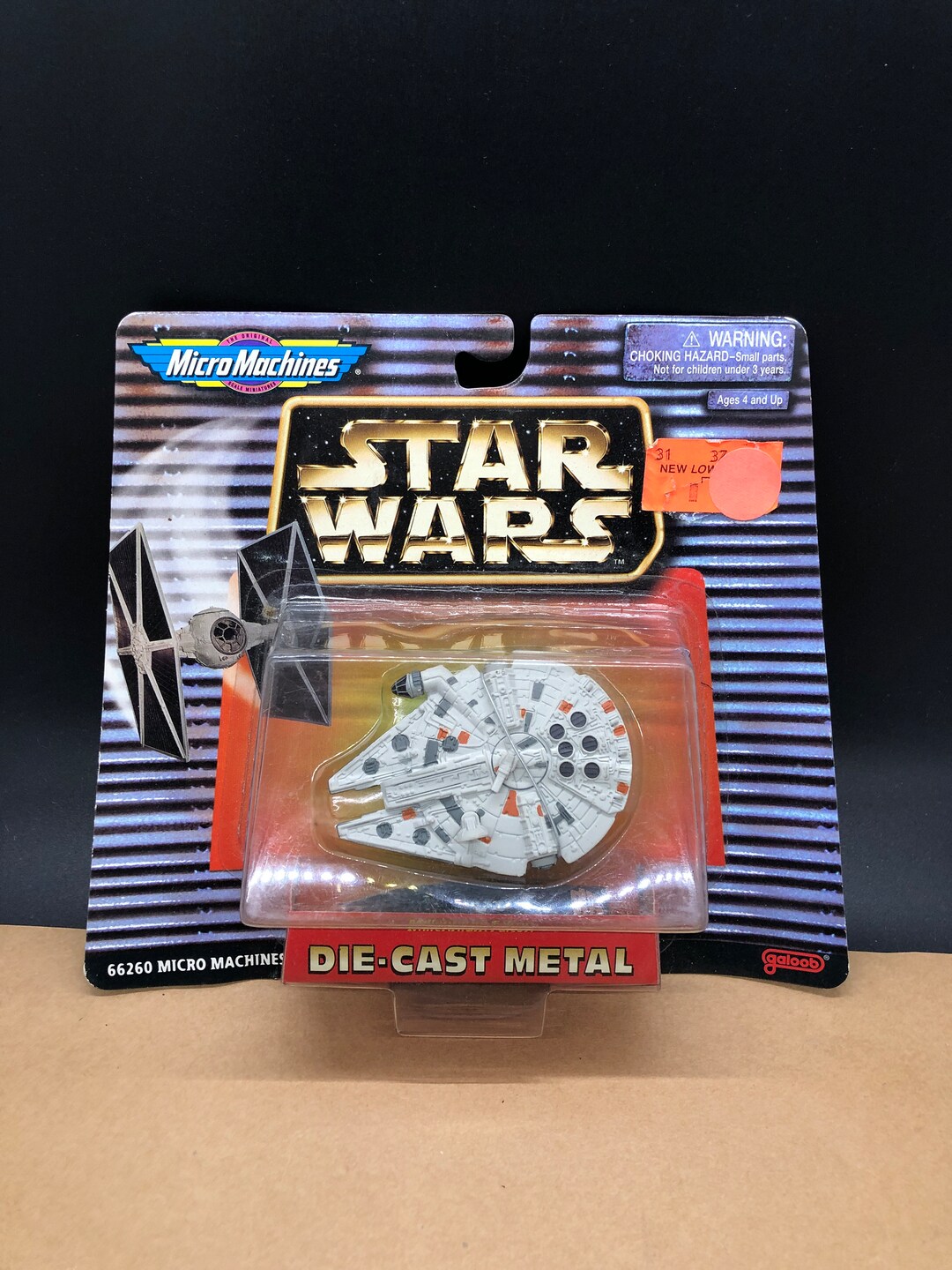 Star Wars Metal Millennium Falcon 1996 Micro Machines Galoob Toys Die ...