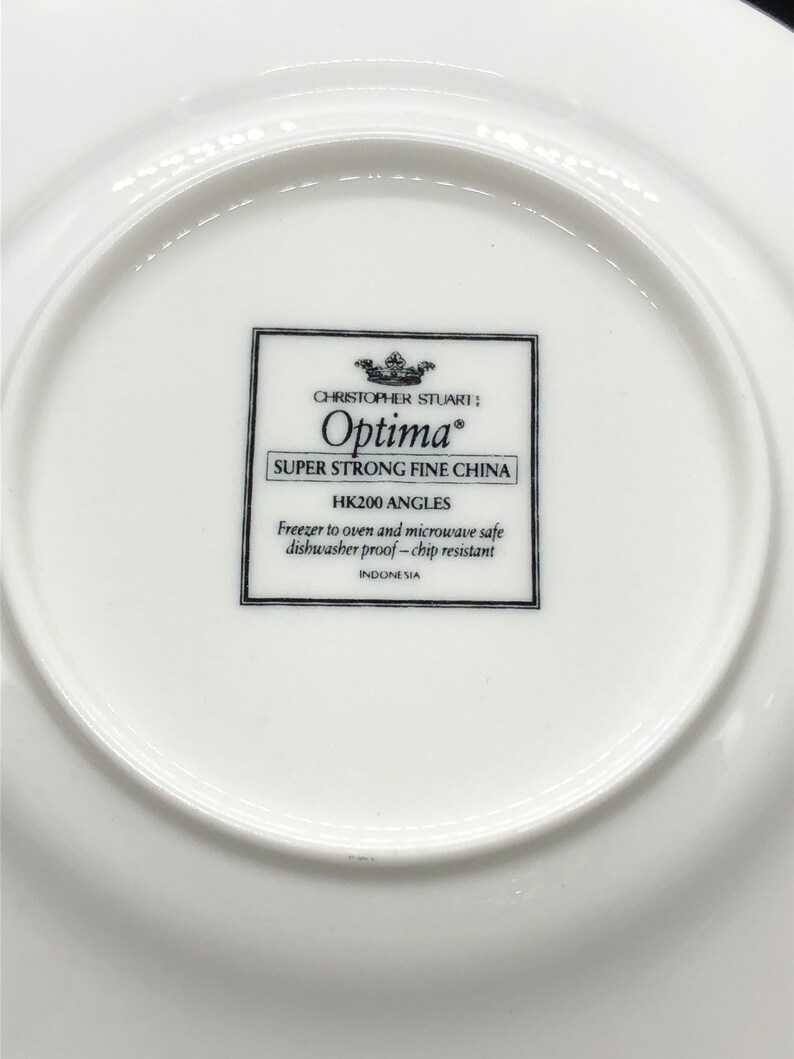 Christopher Stuart Optima HK200 Angles Cup and Saucer - Etsy