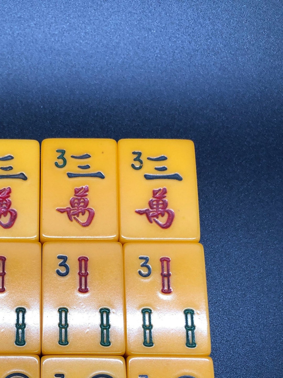 Vintage Mahjong Individual CATALIN (BAKELITE) PLASTIC - Butterscotch #3 ...