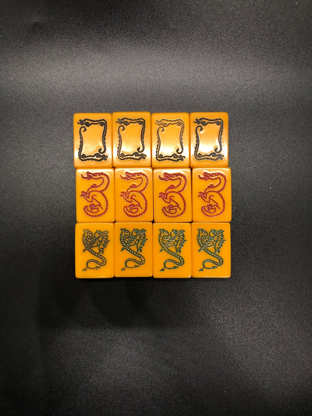 Vintage Mahjong Individual Bakelite Plastic Butterscotch - Etsy