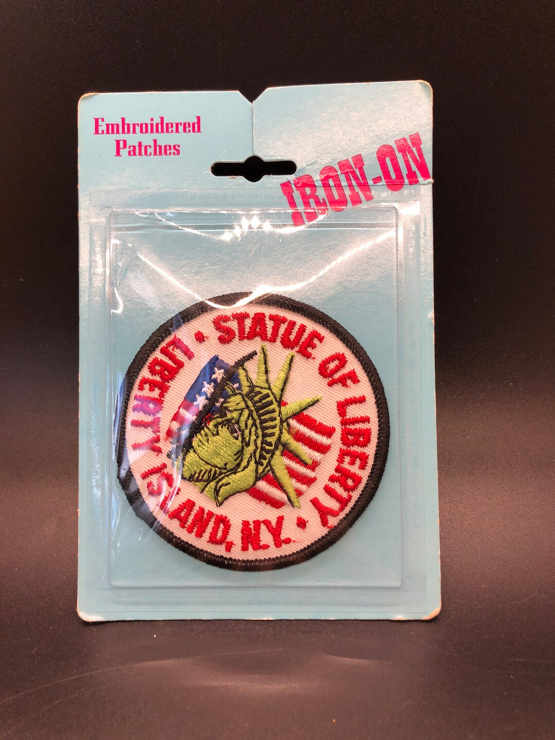 Vintage Statue of Liberty Iron on Embroidered Patches Liberty Island ...
