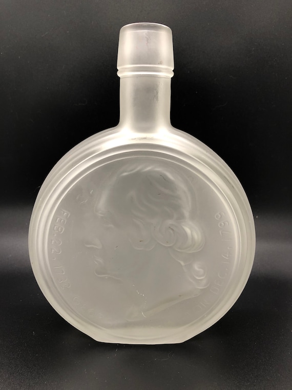 Frosted Glass Wheaton Commemorative Decanter One Side Has the - Etsy