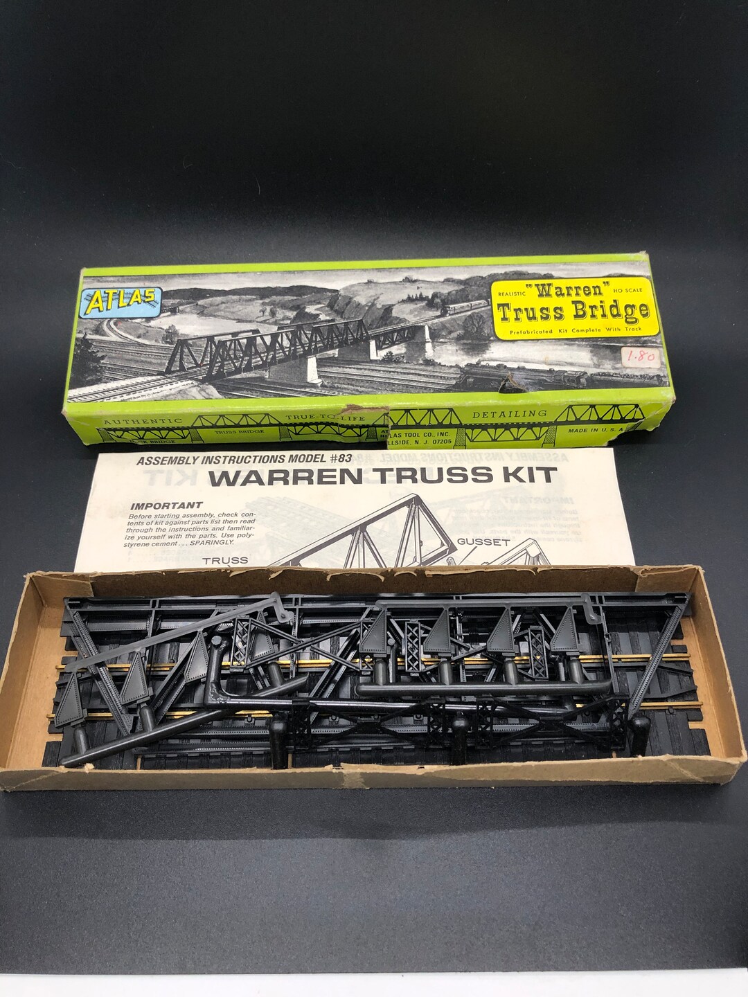 Atlas warren Truss Bridge Prefabricated Kit Complete With Track ...