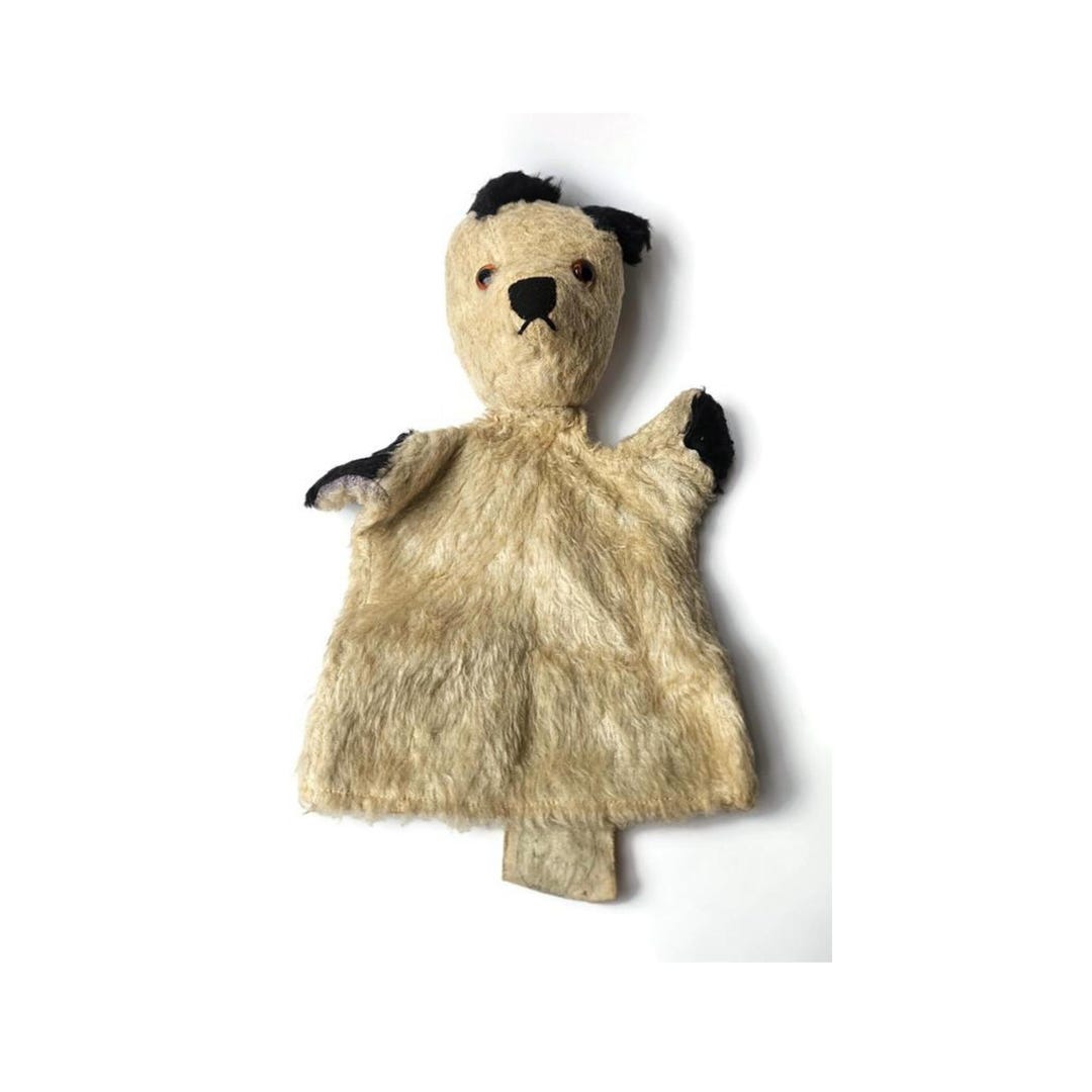 Vintage Sooty Type Plush Hand Puppet - Etsy