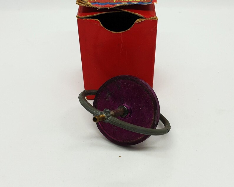 Vintage Gyroscope Top Toy by Progress. Original BOXED - Etsy