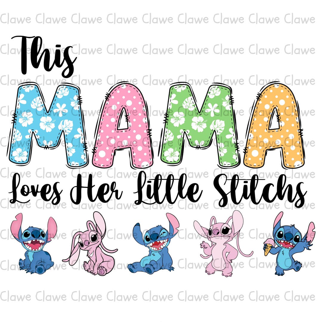 Stitch Mama PNG, Mother's Day Design (digital Download) - Etsy