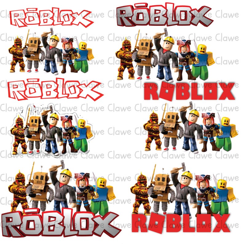 Roblox Png Bundle, Roblox Svg Bundleroblox Font, Roblox Digital ...
