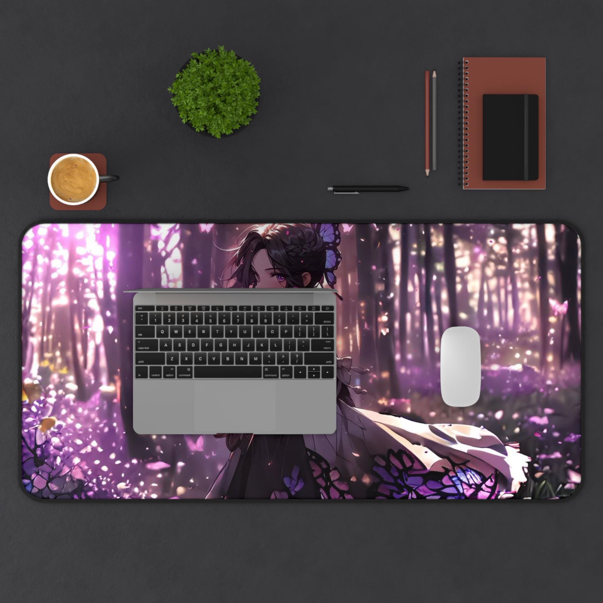 Shinobu Kocho, Anime Demon Slayer, Desk Mat With Butterfly Design ...
