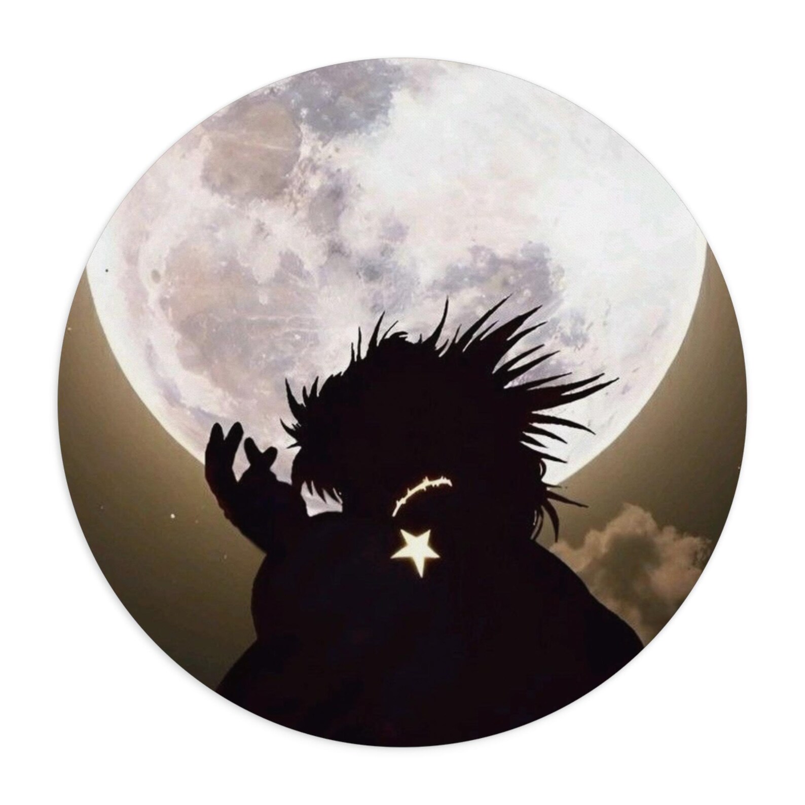 Dio Brando Round Mouse Pad, Jojos Bizarre Adventure Anime Desk Mat, the ...