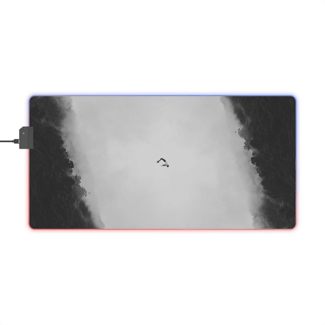 LED Gaming Mouse Pad - RGB Light Desk Mat, Cool Gamer Accessory ...