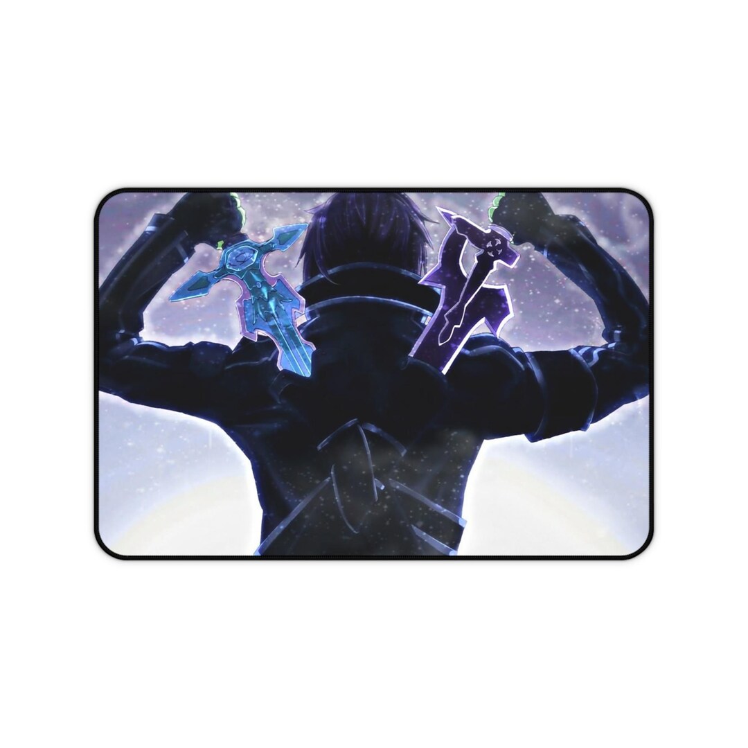 Kirito Sword Art Online, Gaming Mouse Pad, Office Decor, Unique Gift ...