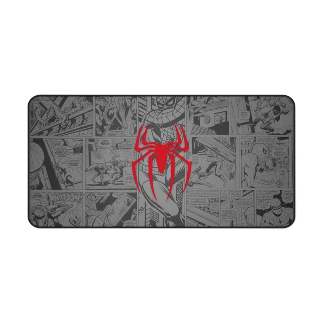 Spiderman Comic Desk Mat, Superhero Office Decor, Gamer Gift ...