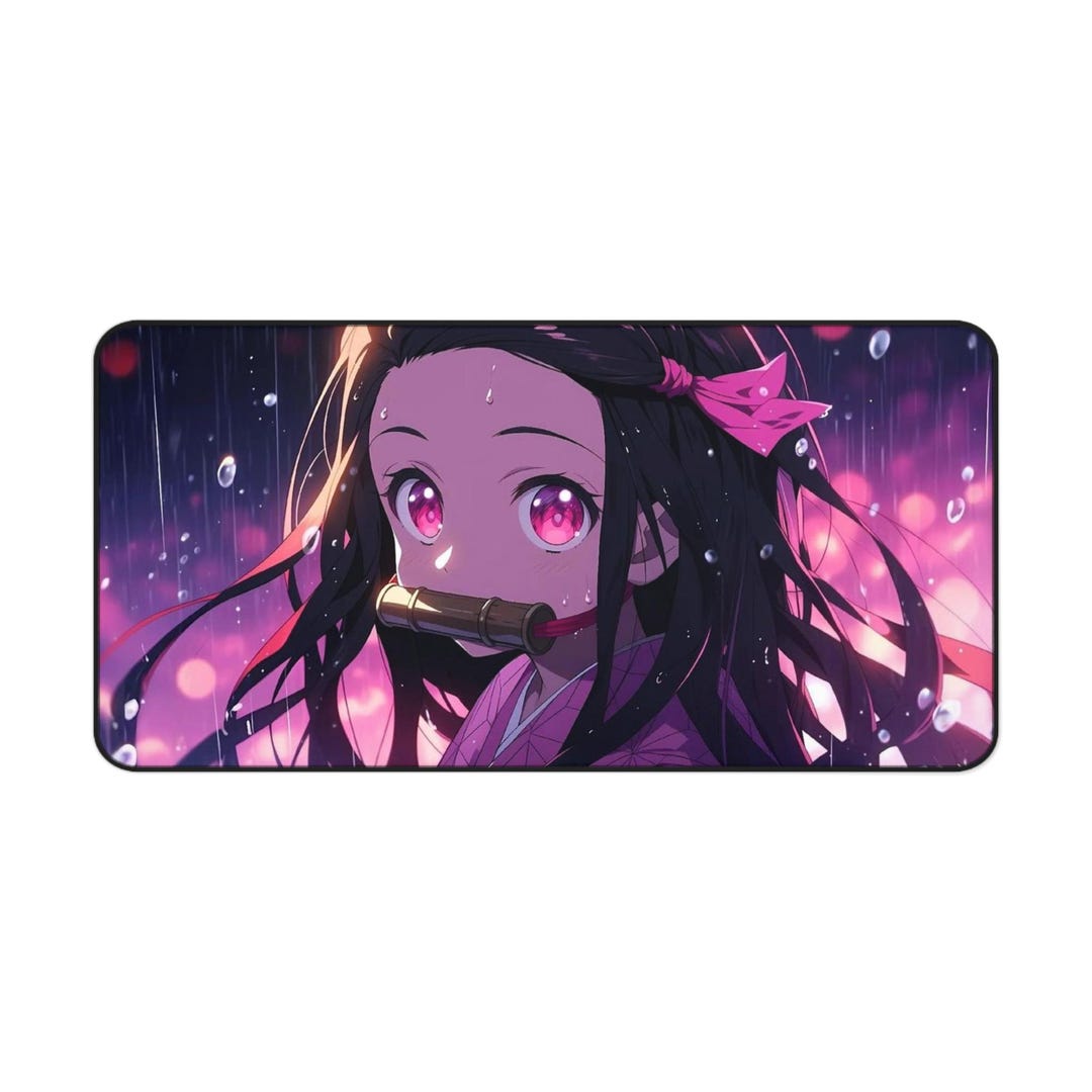 Nezuko Kamado, Demon Slayer, Anime Desk Mat, Aesthetic Mouse Pad for ...