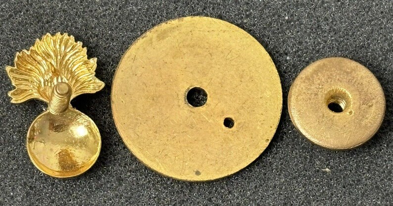 Rare WWII Type III Ordnance Collar Disc 2-piece Flaming Bomb Military ...