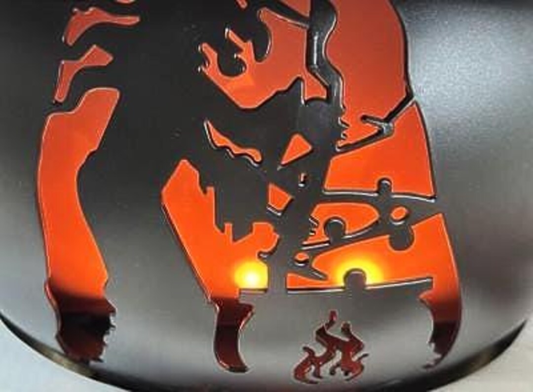 Halloween Witch Cauldron Lantern LED Flame Effect 7.3” Battery Operated ...