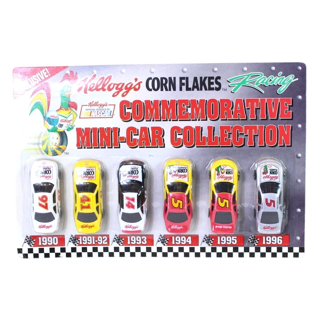 KELLOGG'S Corn Flakes Commemorative Mini-car 6 Car Collection NASCAR ...