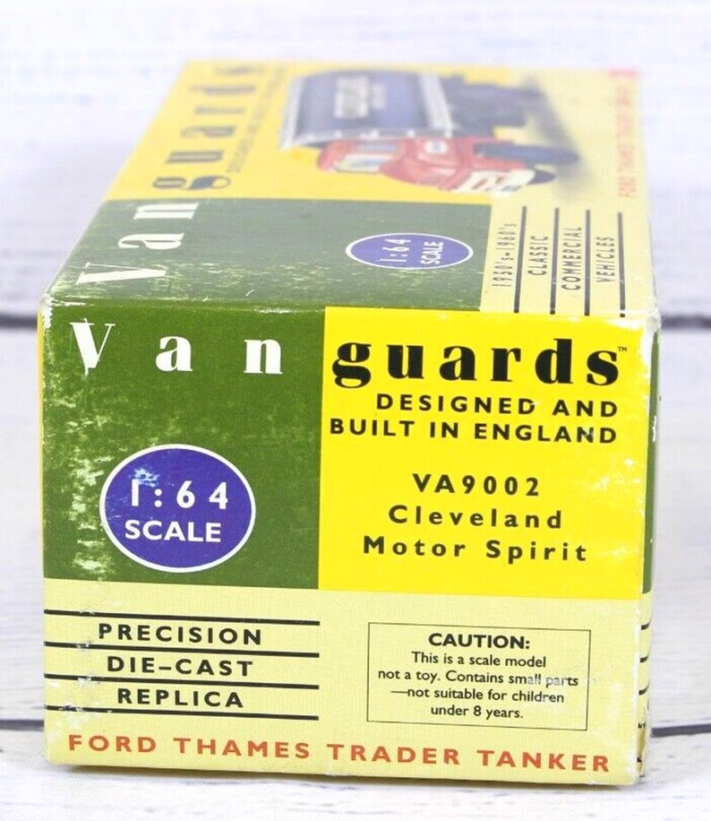 Vintage VA9002 Vanguards 1/64 Ford Thames Trader Tanker Truck Cleveland ...