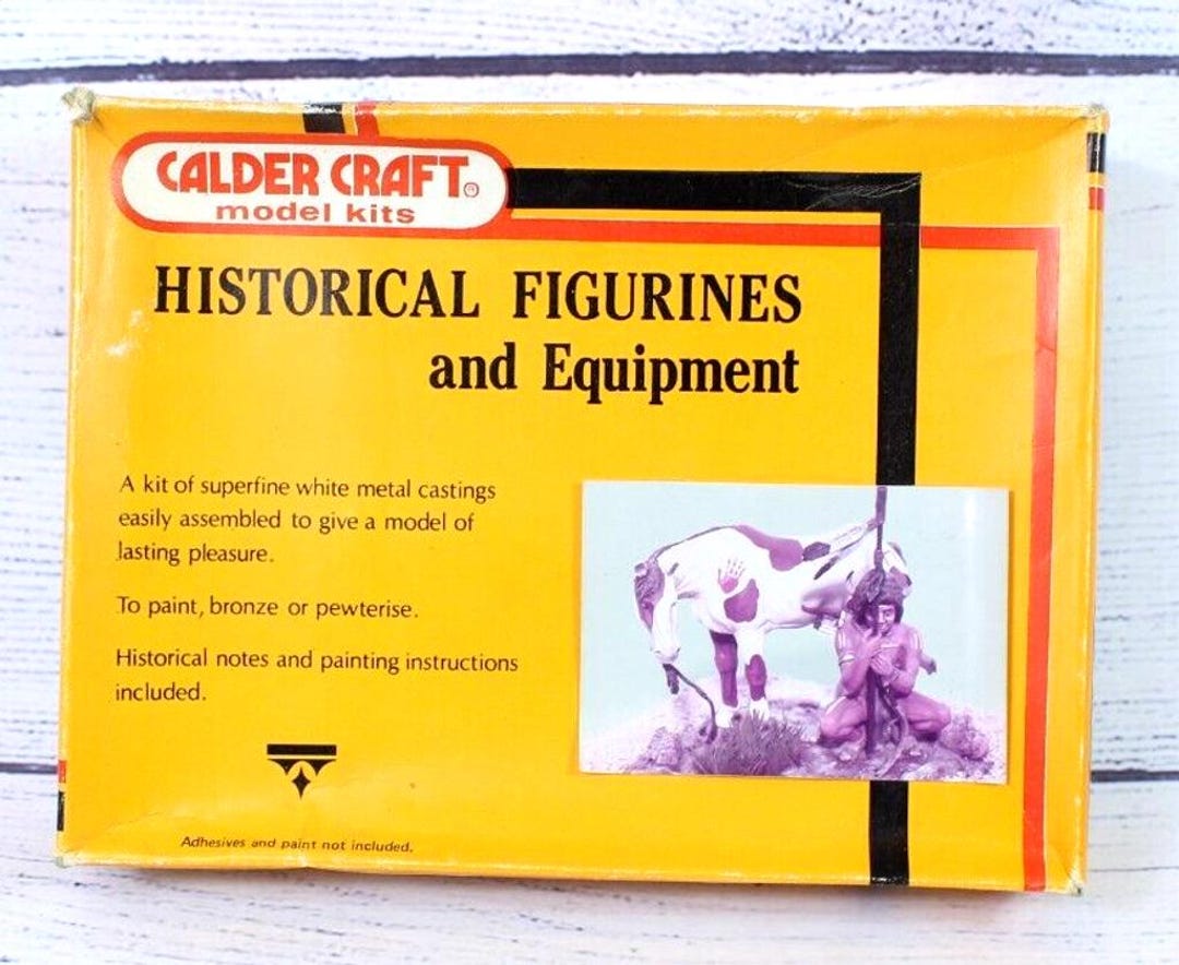 Calder Craft Metal Model Kits Plains Indian Historical Figurines ...