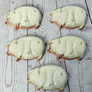 Vintage Set of 5 Pig Shaped Dishes Nut, Sauce, Candy Ceramic 6.5” W - Etsy
