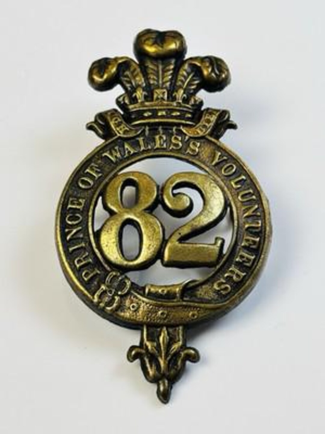 British Army Cap Badge 82nd Regiment of Foot Prince of Wales Volunteers ...