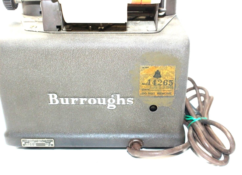 Vintage Burroughs 9 Row Adding Machine Part #44265 Year 1946 - Etsy