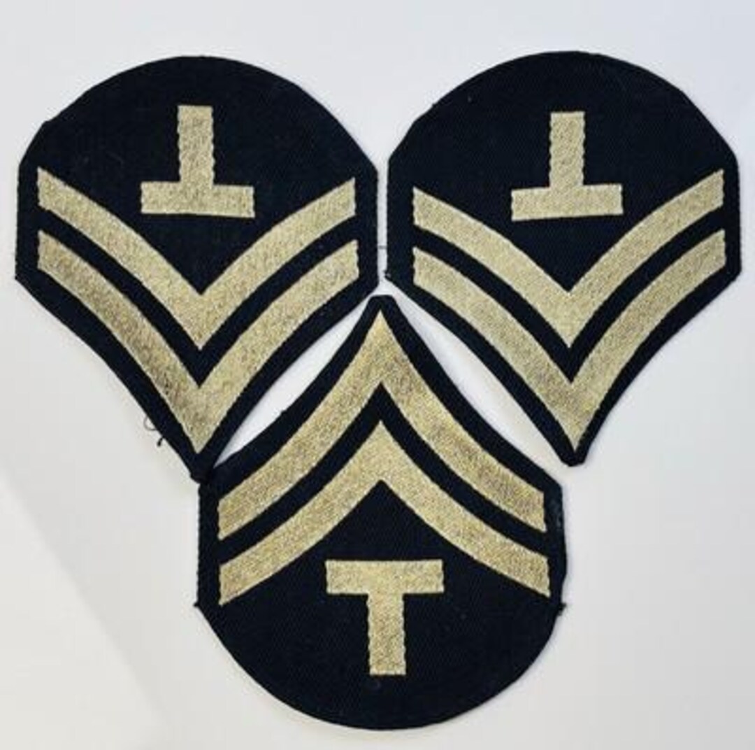 3 WWII US Army Tech Corporal T Chevrons Patches Original - Etsy