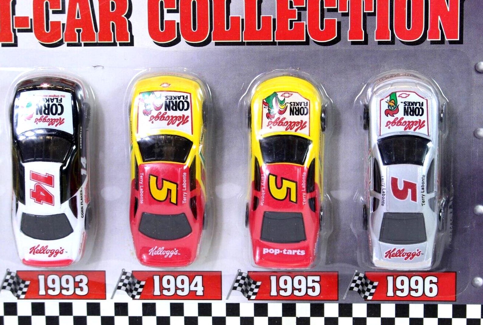 KELLOGG'S Corn Flakes Commemorative Mini-car 6 Car Collection NASCAR ...