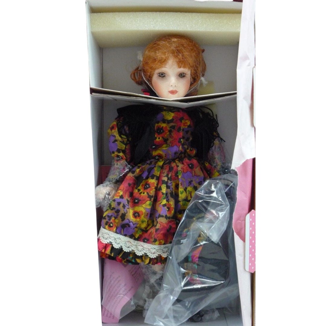 Paradise Galleries "oh, Susannah!" Porcelain Doll Musical Cowgirl Cindy ...