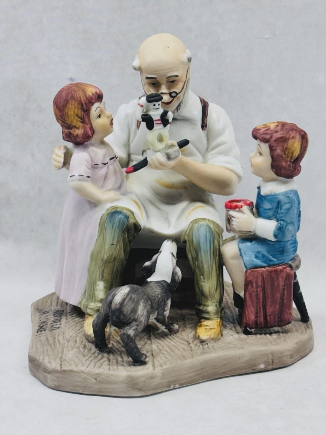Norman Rockwell the Toymaker 1980 Annual Figurine Vintage Collectors ...