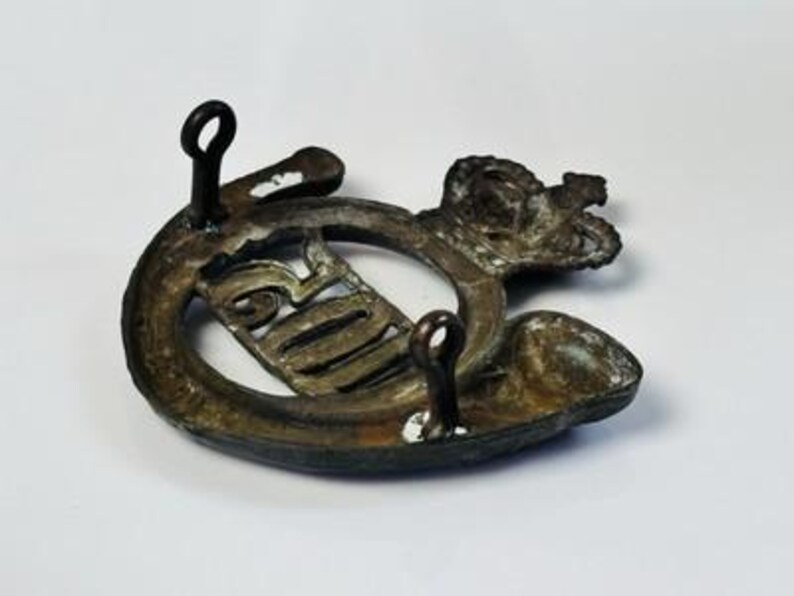 105th Madras Light Infantry Cap Badge British Army 1874–81 Crown Bugle ...