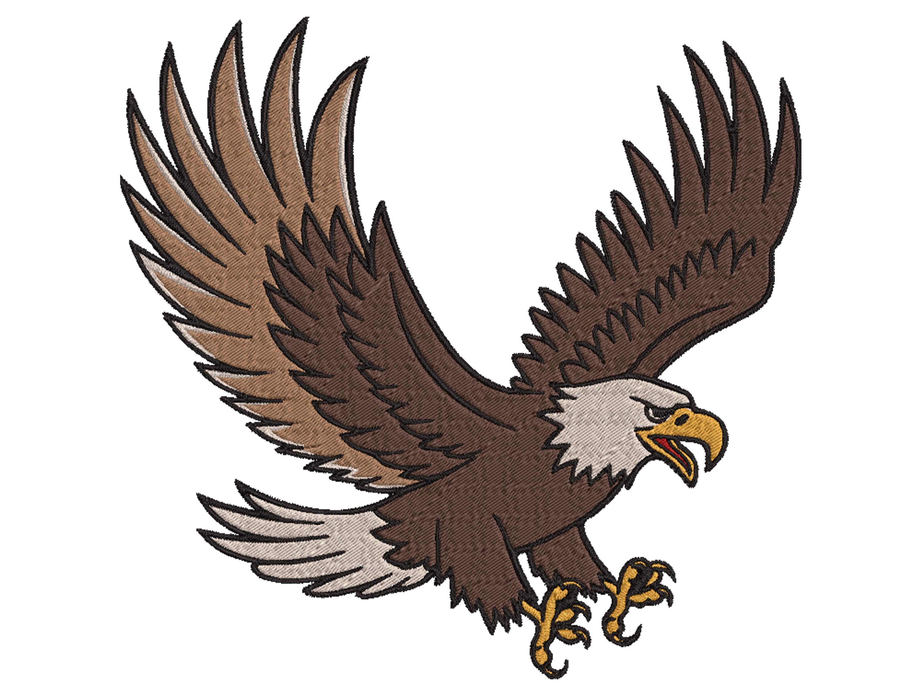 Eagle Embroidery Design - Majestic American Eagle Embroidery Design ...