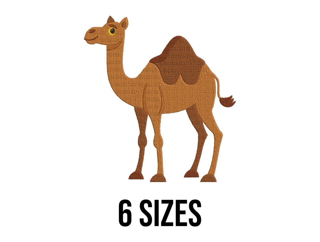 Cute Camel Embroidery Design - Egypt Embroidery Design - Dessert Camel ...