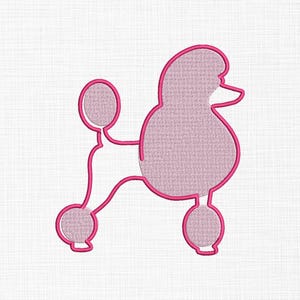 Poodle Embroidery Design - Dog Embroidery - Pet Animals Embroidery ...