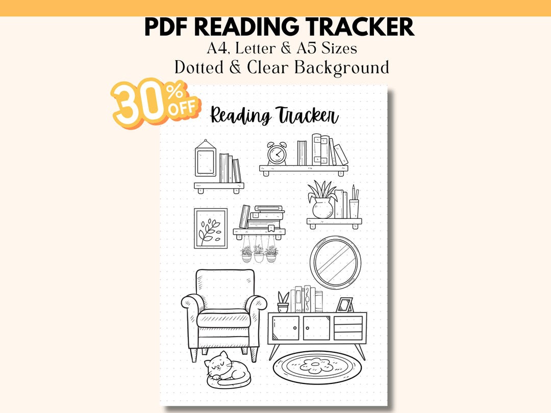 Reading Printable Tracker | Book Tracker | Printable Journal Page ...
