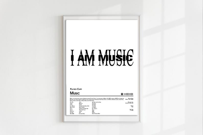 Playboi Carti Album Cover Poster: Custom Music Art Print - Etsy