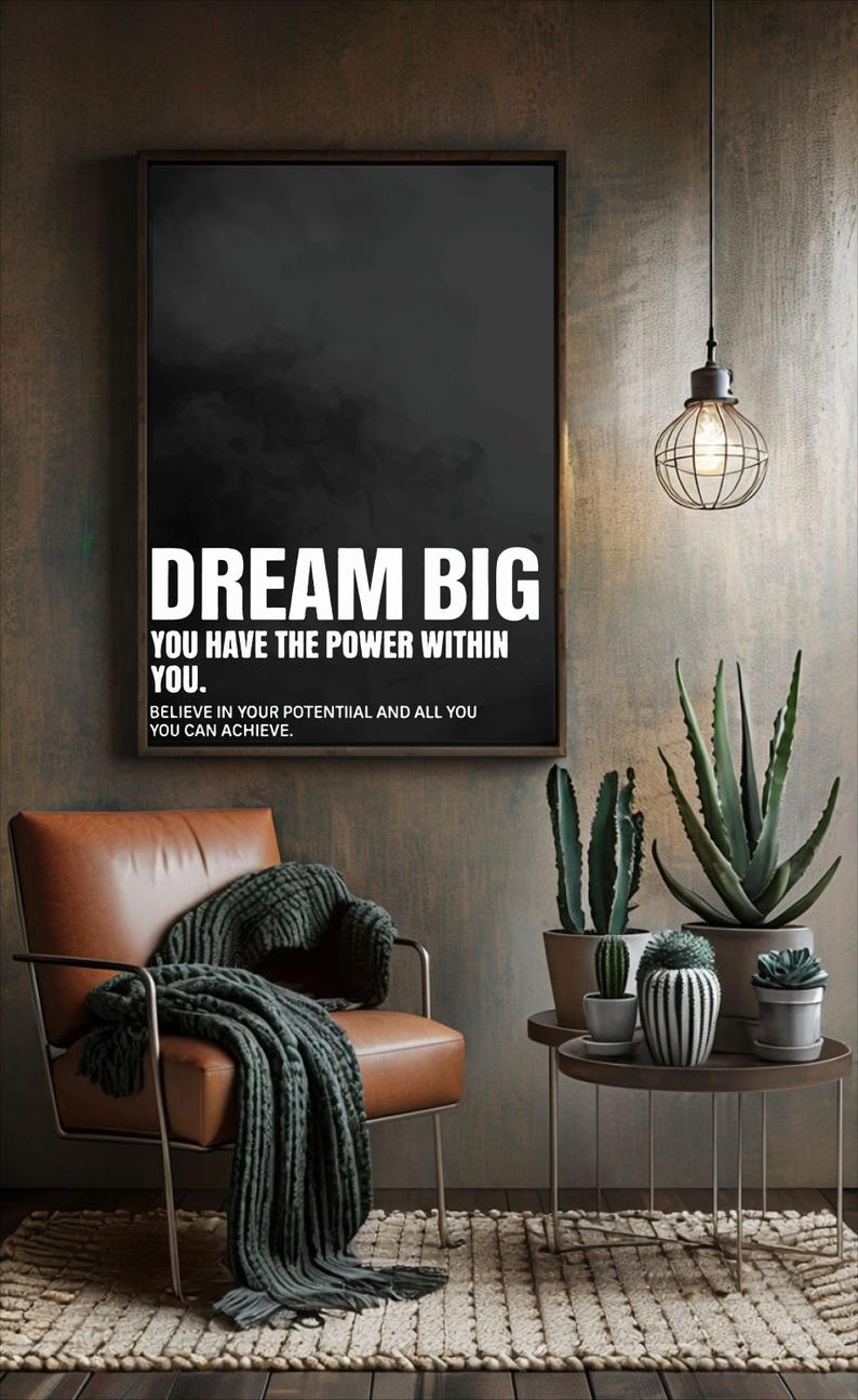 Printable Poster Motivational Themed: Desk Decor, Wall Decor Kindness ...