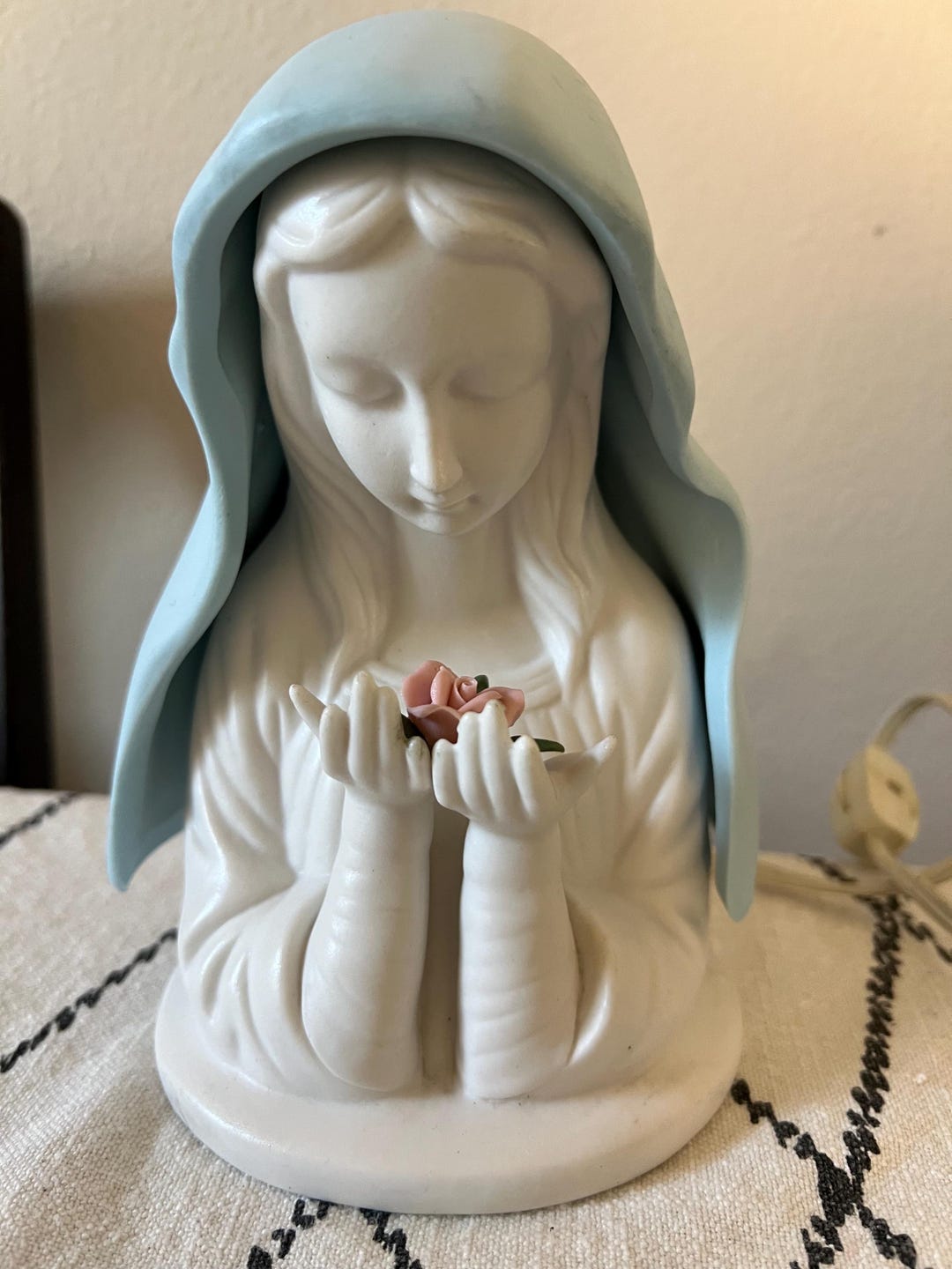 Porcelain Madonna Nightlight - Etsy
