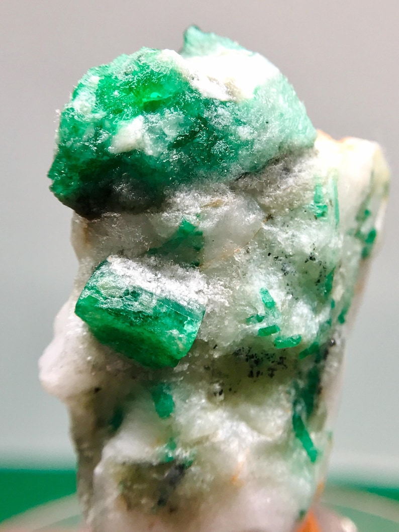 Natural Emerald on Matrix Specimen – Swat Pakistan Green Gemstone - Etsy
