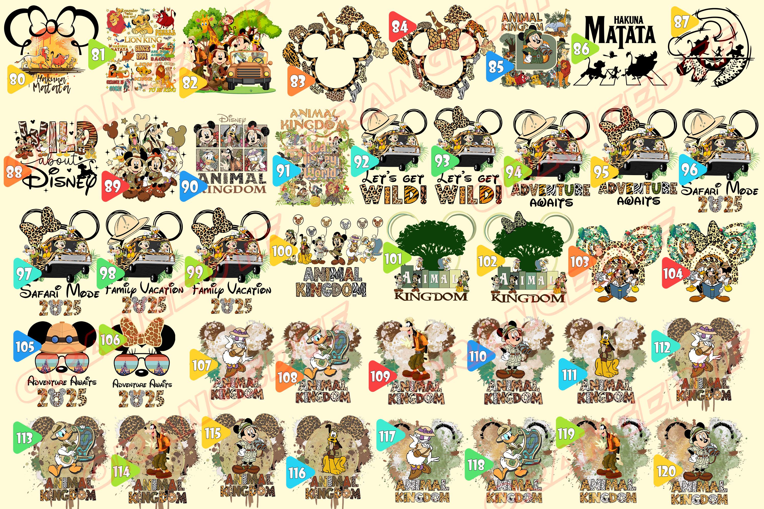 Lion King DTF Transfers, Lion King DTF, Animal Kingdom Ready to Press ...