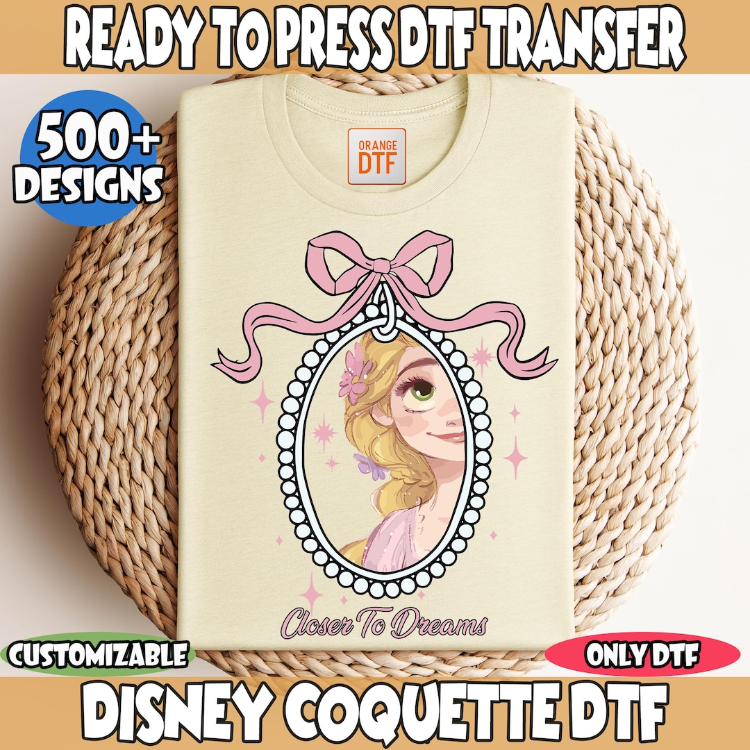 Vintage Disney Tangled Rapunzel Princess Dtf, Rapunzel Princess ...