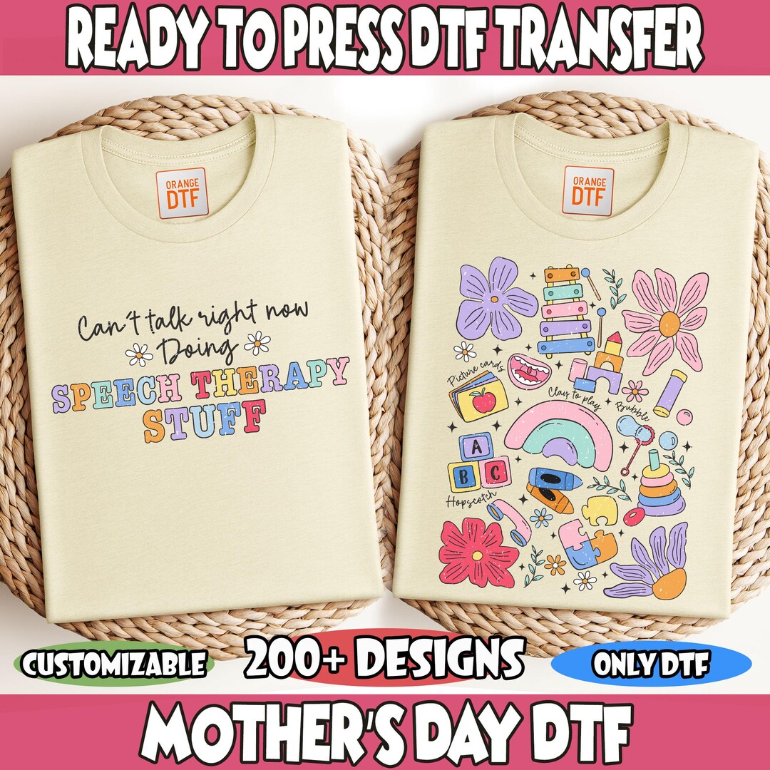 Speech Therapy Stuff Dtf Transfer, Can’t Talk Right Now Doing Speech ...